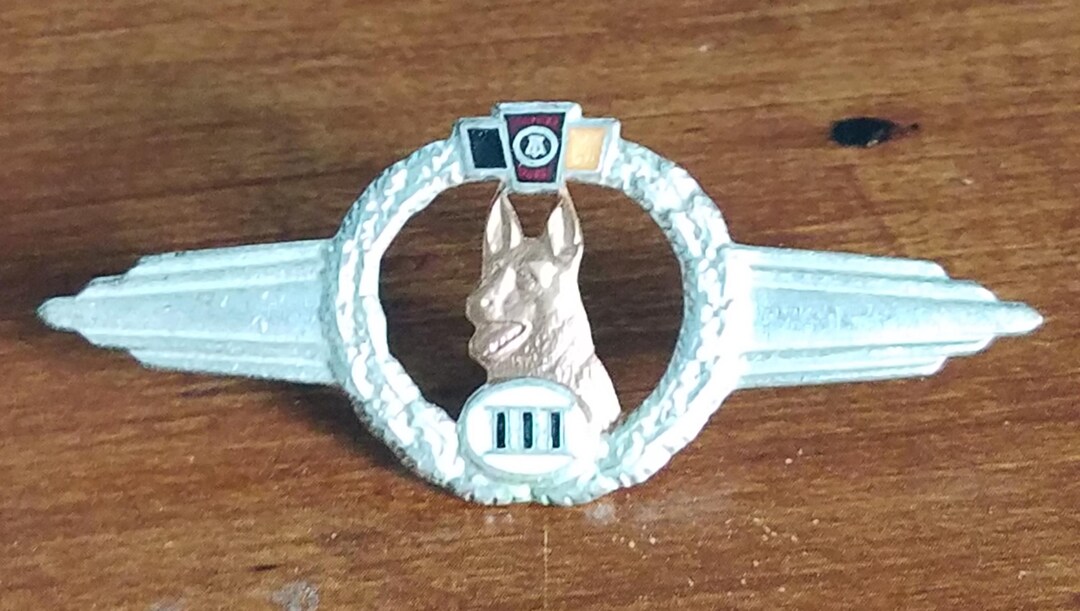 Vintage East German NVA Dog Handler Badge, Awards, Pin Back - Etsy