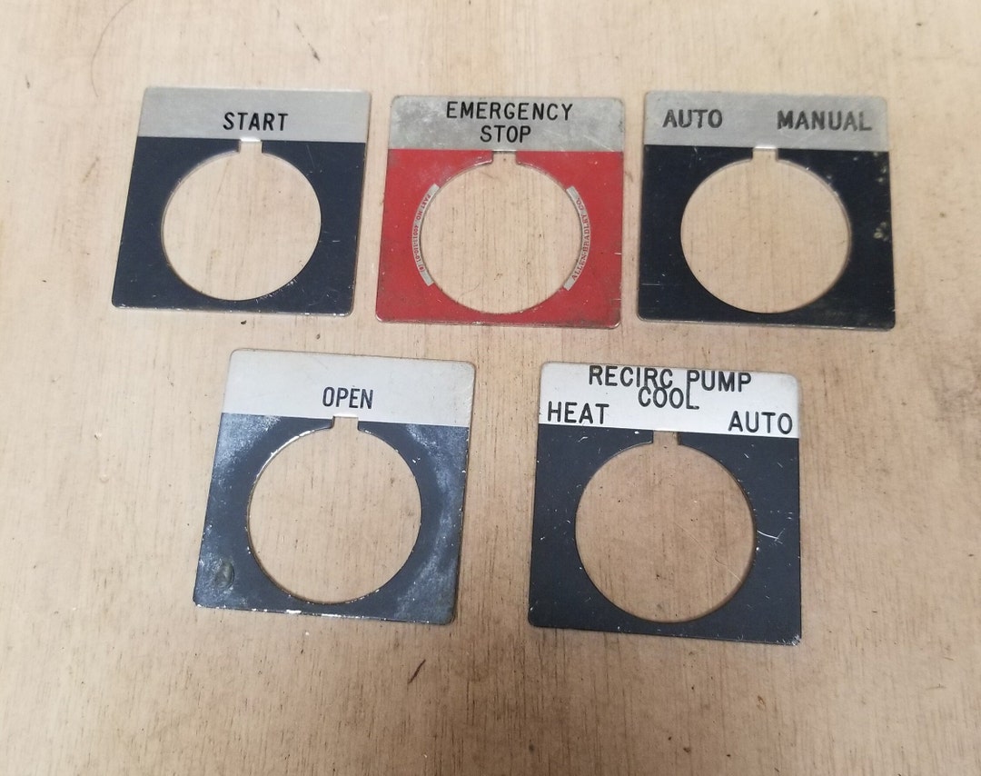 Industrial Push Button Backing Plates, Embellishments, Craft Supplies ...