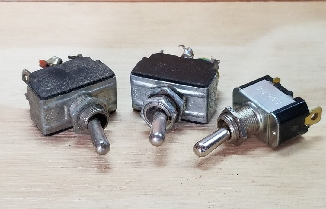Panel Toggle Switches, On-off Switch, Metal Salvage, Switches ...