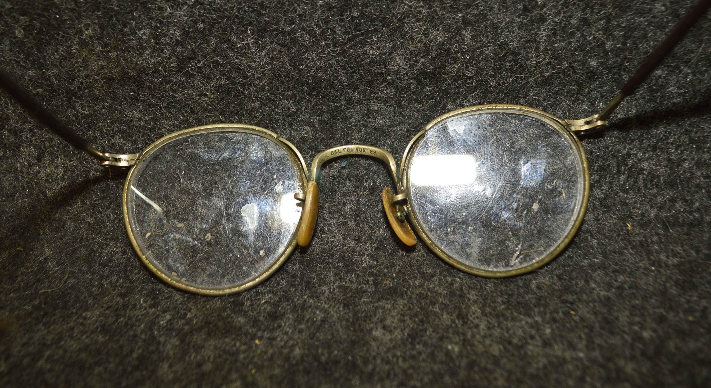 Vintage Bausch & Lomb Ful-vue 23 Round Safety Glasses Steam Punk ... Vintage Bausch & Lomb Ful-vue 23 Round Safety Glasses Steam Punk ...