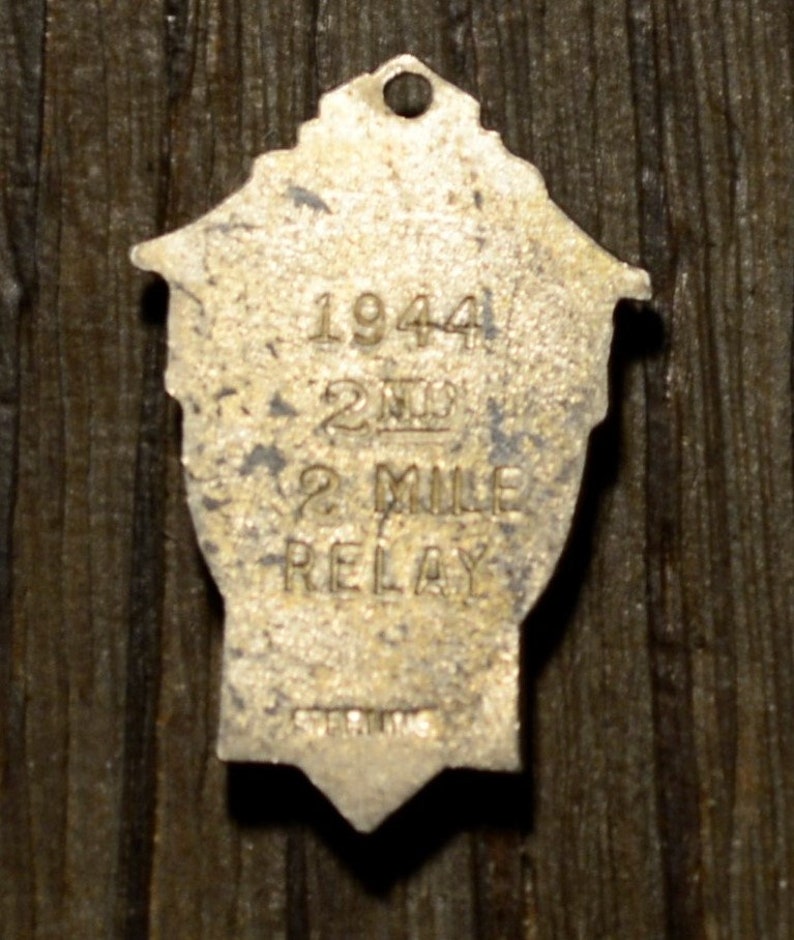 Vintage Antique 1944 2 Mile Relay Running Award Medal, Memorabilia ...