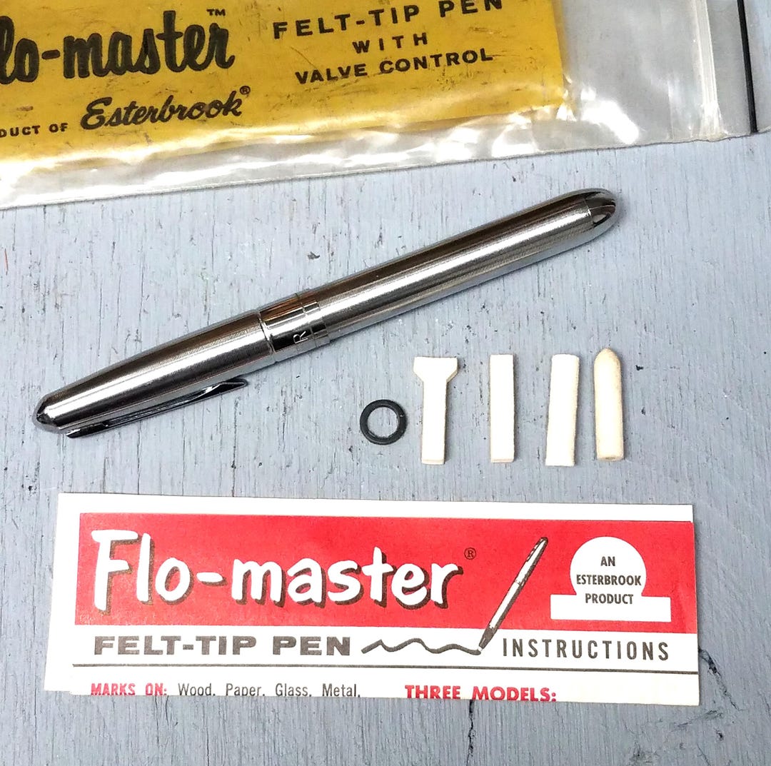 Vintage Original Easterbrook Flo-master Felt Tip Pen Brand New - Etsy