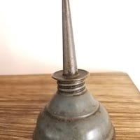 Large 5 Reproduction Vintage Oil Tin Cans Display Props Gas Station ...