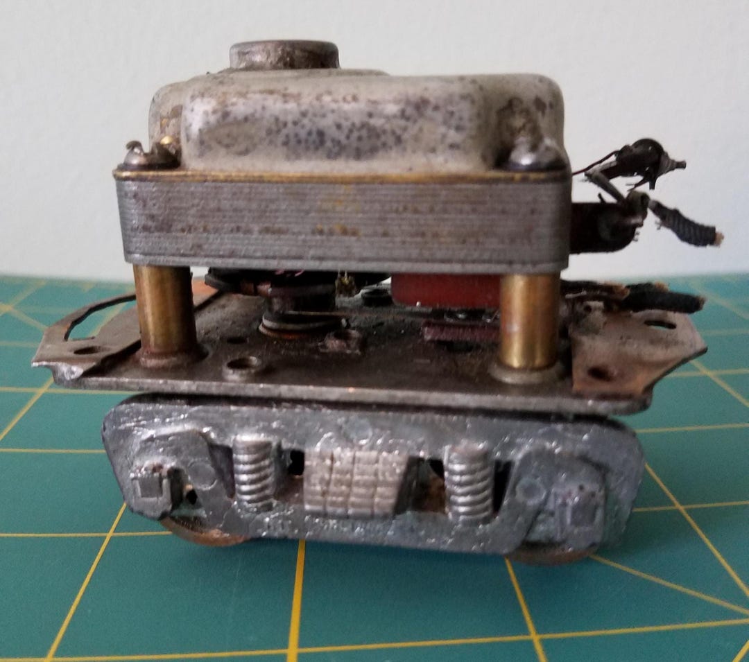 Vintage Model Train Motor Assembly, Mechanical, Embellishments ...