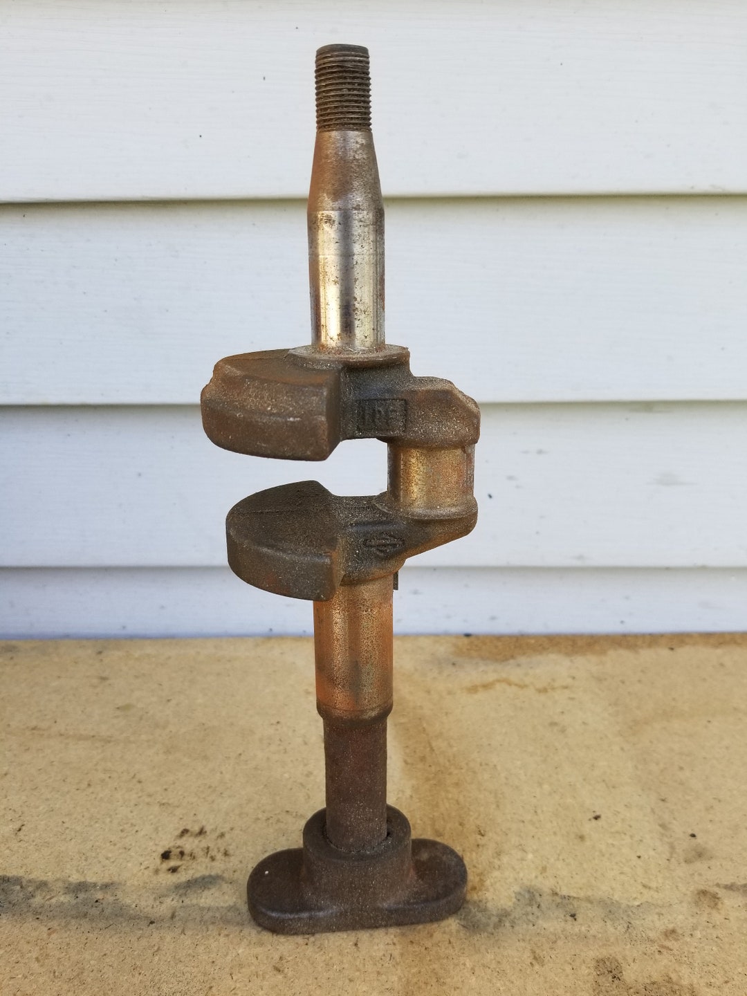 Industrial Rusty 11 1/2 Inch Motor Crank Shaft, Art Craft Projects ...