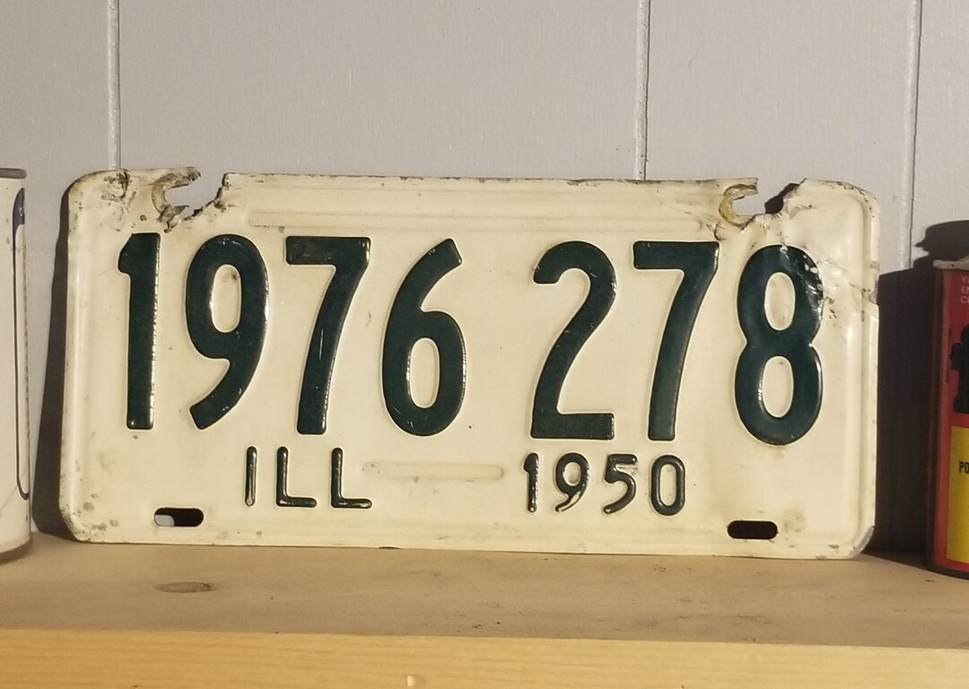 Vintage 1950 License Plate, Memorabilia, Collectibles, Automotive ...