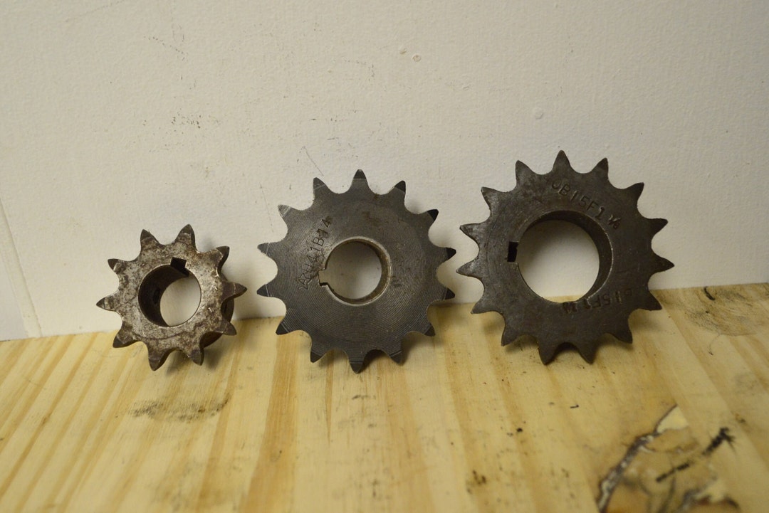 3 Piece Industrial Rusty Steel Gears Salvage Repurpose Art - Etsy