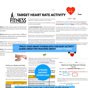 Heart Rate Fitness Lab, Exercise Log, Cardiovascular Fitness, Fitness ...