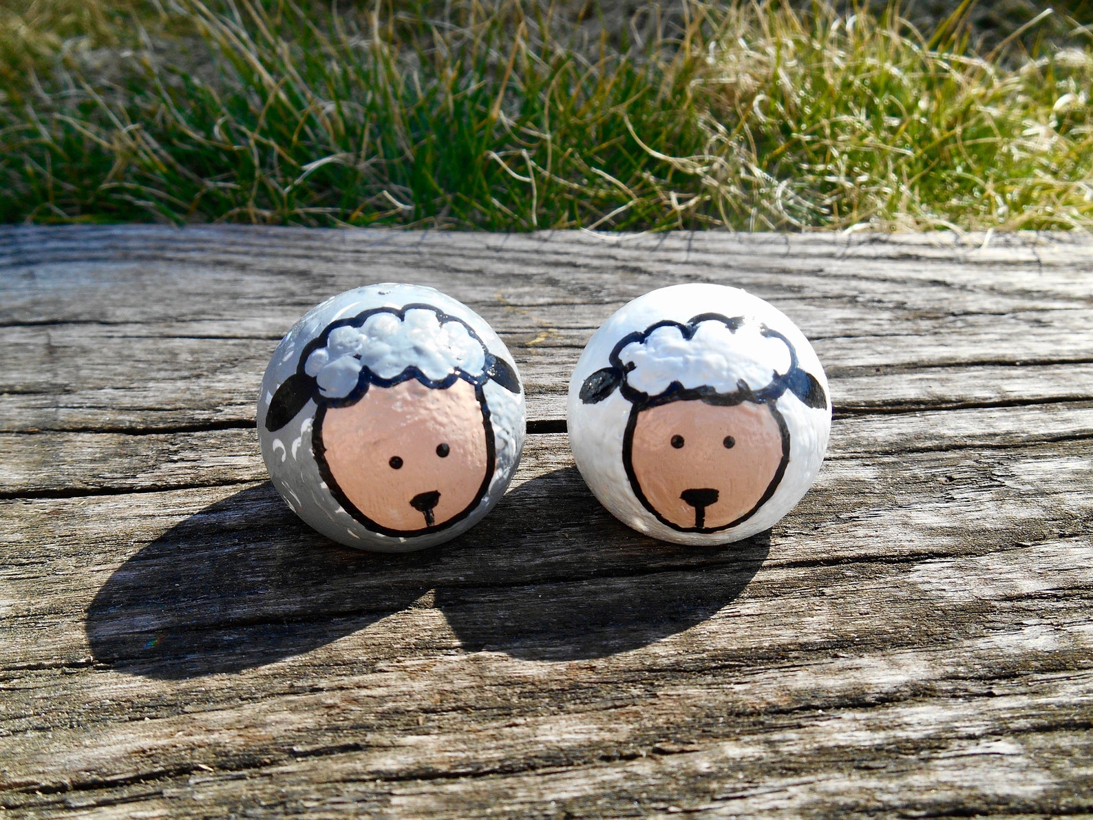 Wood Peg Doll Lambs Easter Lambs Sheep Peg Dolls Farm | Etsy