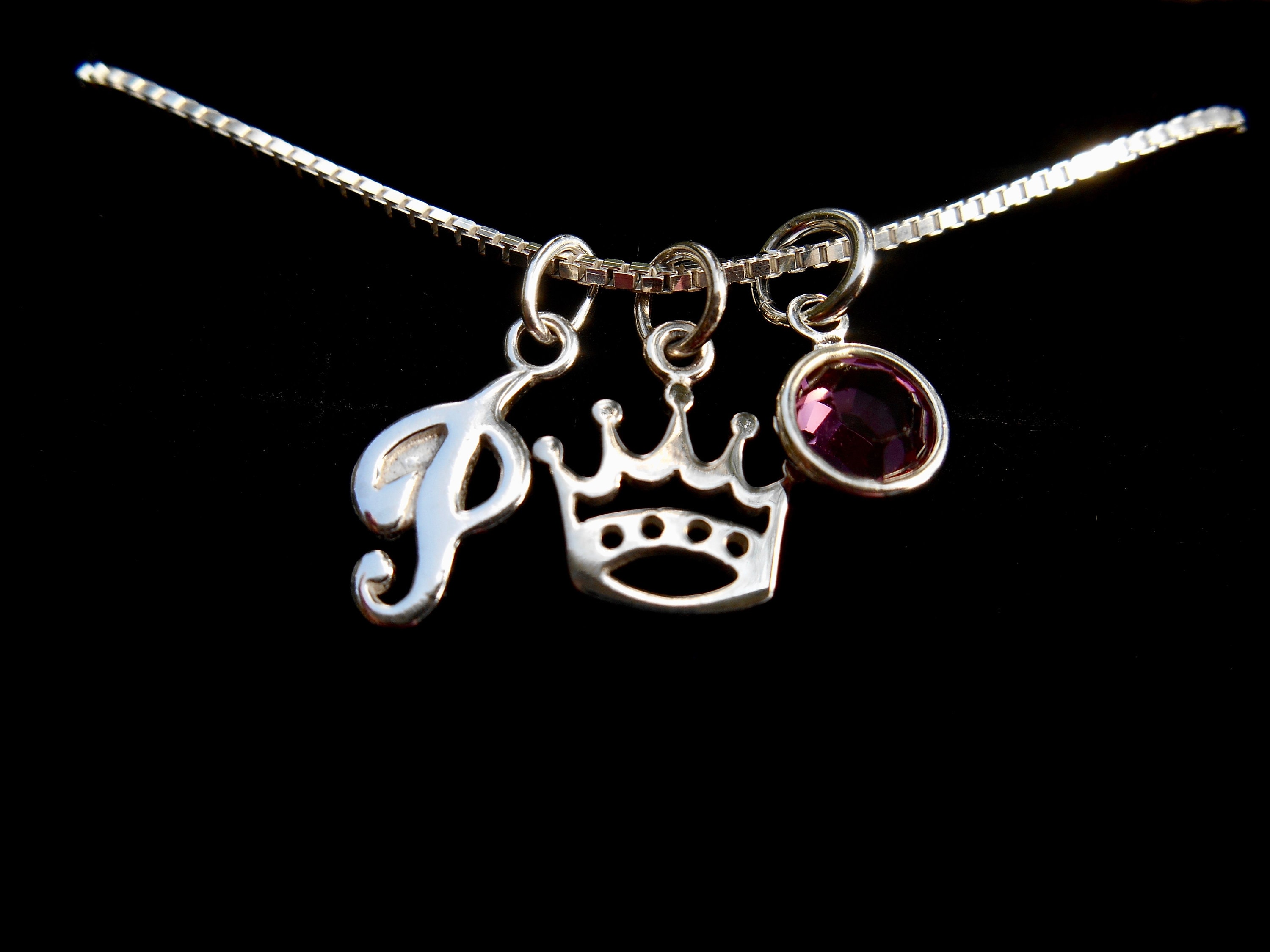 Princess Necklace Girls Princess Crown Necklace Birthday | Etsy