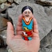 Wooden Peg Doll, Aztec Doll, India Woman, Pretend Play Montessori ...