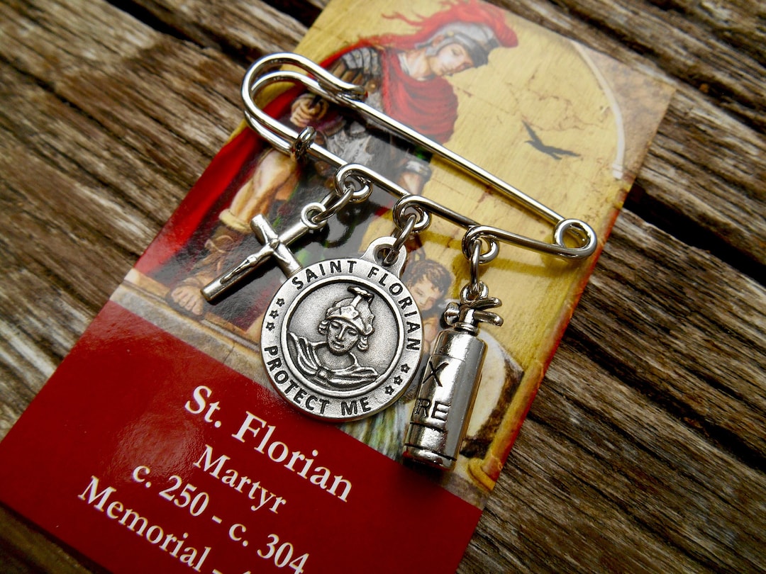 Saint Florian Firefighter, Probie Pin - Patron Firefighters - Fire ...