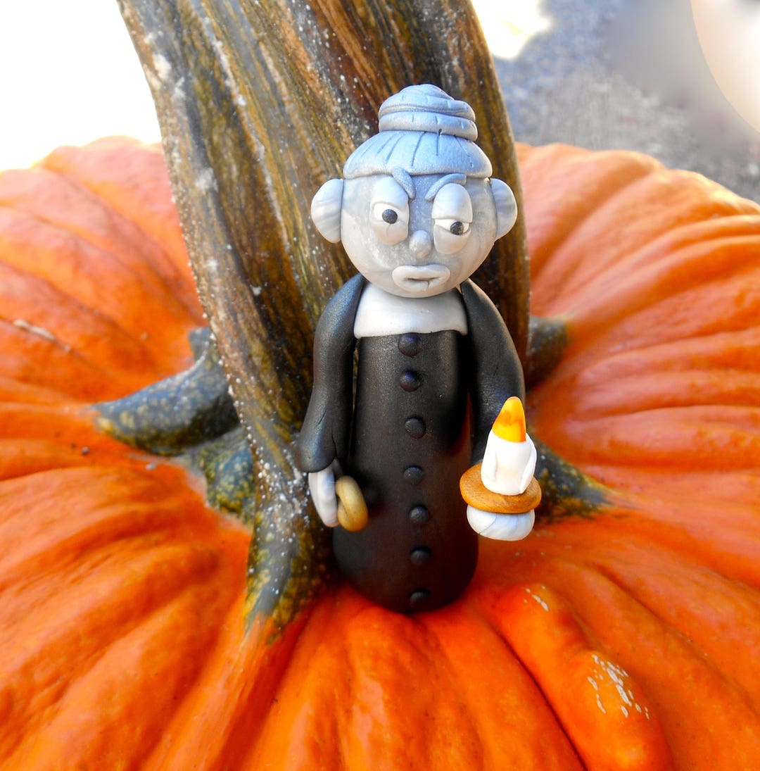 Halloween, Creepy Housekeeper, Butler, Polymer Zombie, Halloween Decor ...