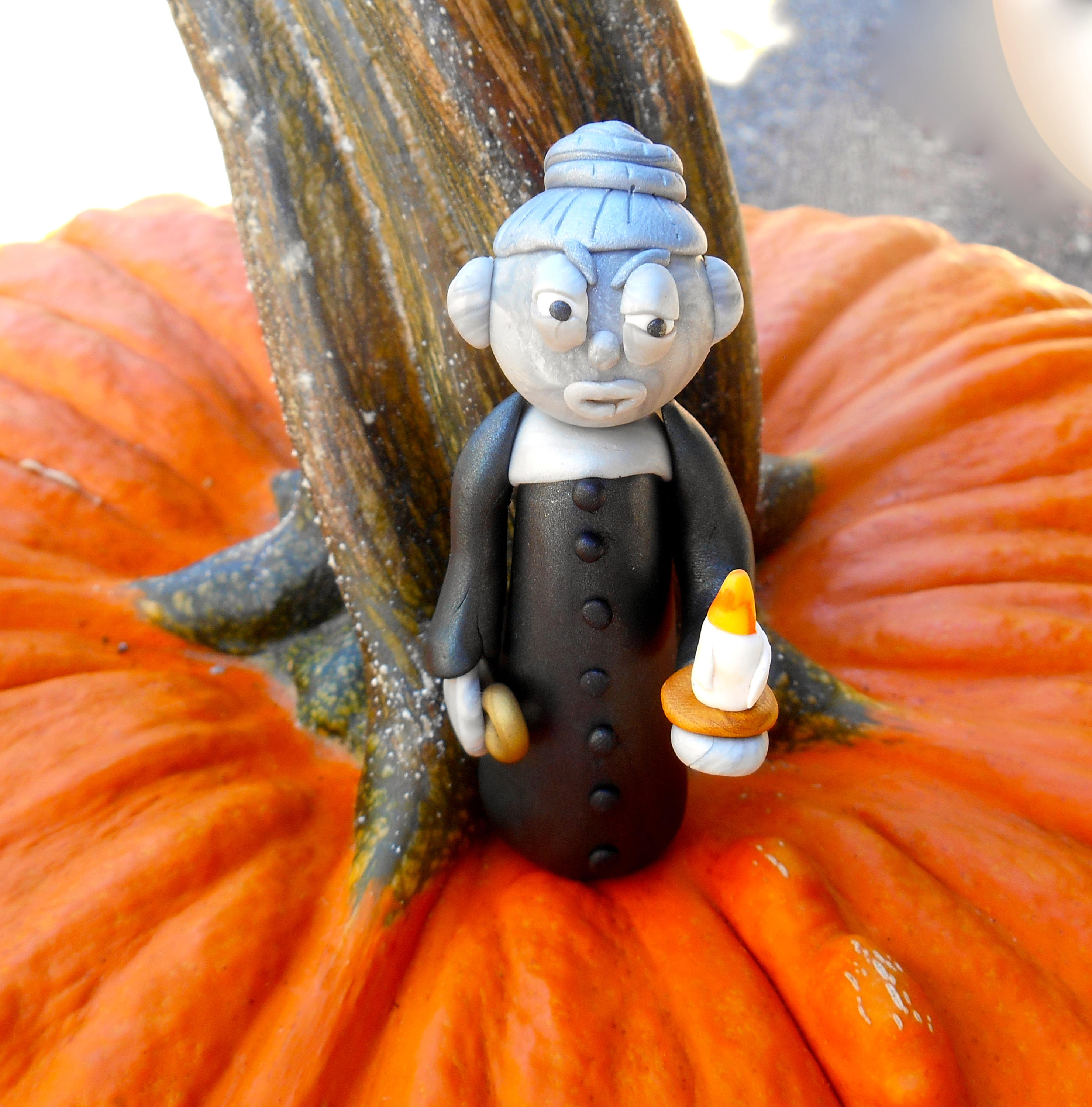 Halloween Creepy Housekeeper Butler Polymer Zombie | Etsy