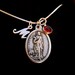 Saint St Agatha Necklace - Personalized Initial, - Patron Saint of ...
