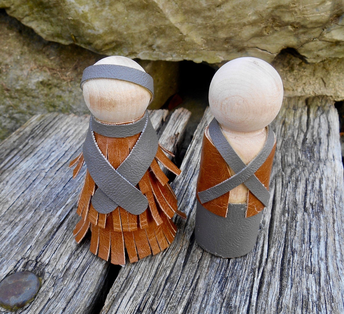 Native American Peg Doll Blank Pegs Faceless Peg Dolls | Etsy