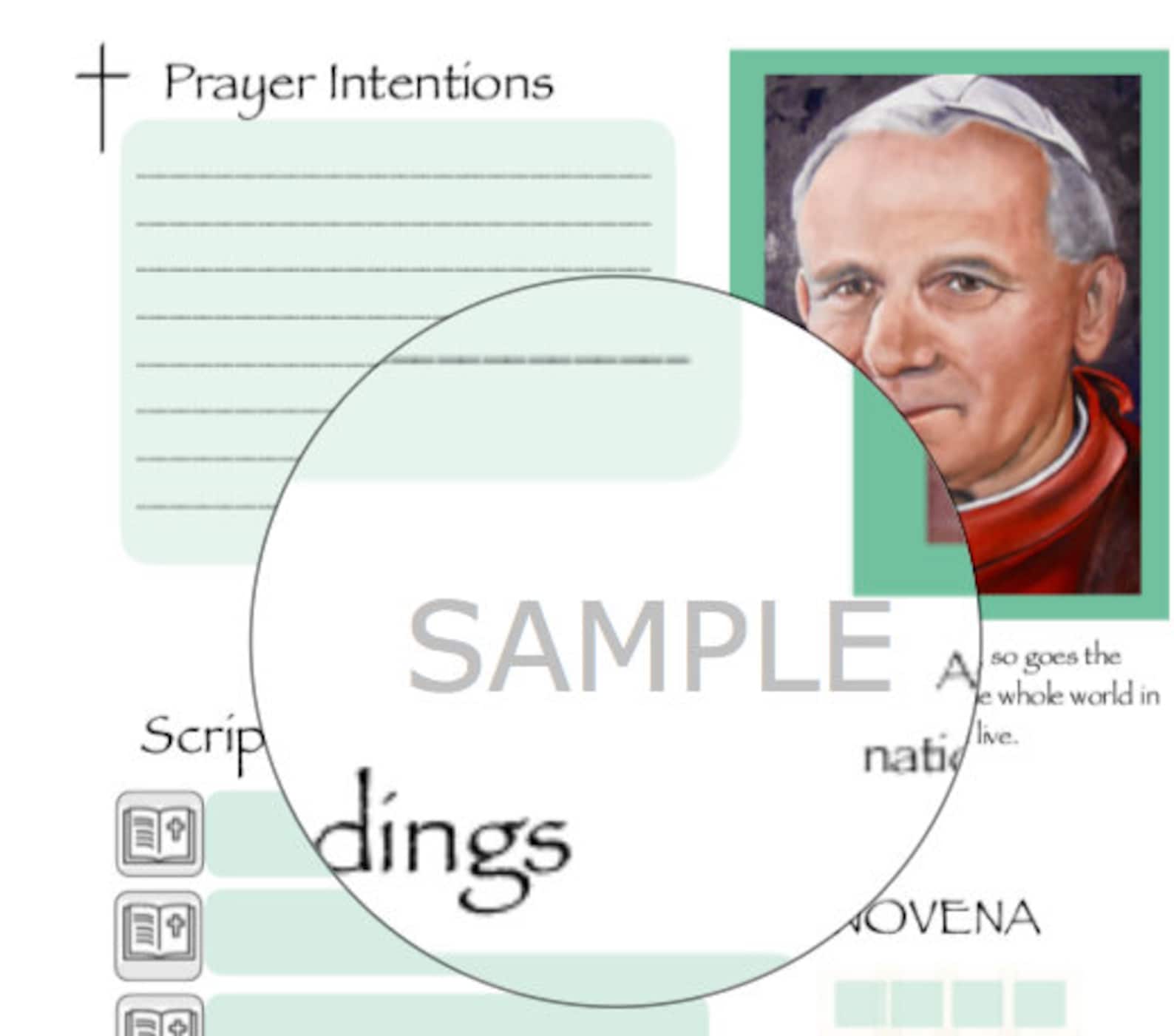 Catholic Prayer Tracker Travel Prayer Log Prayer Intensions | Etsy