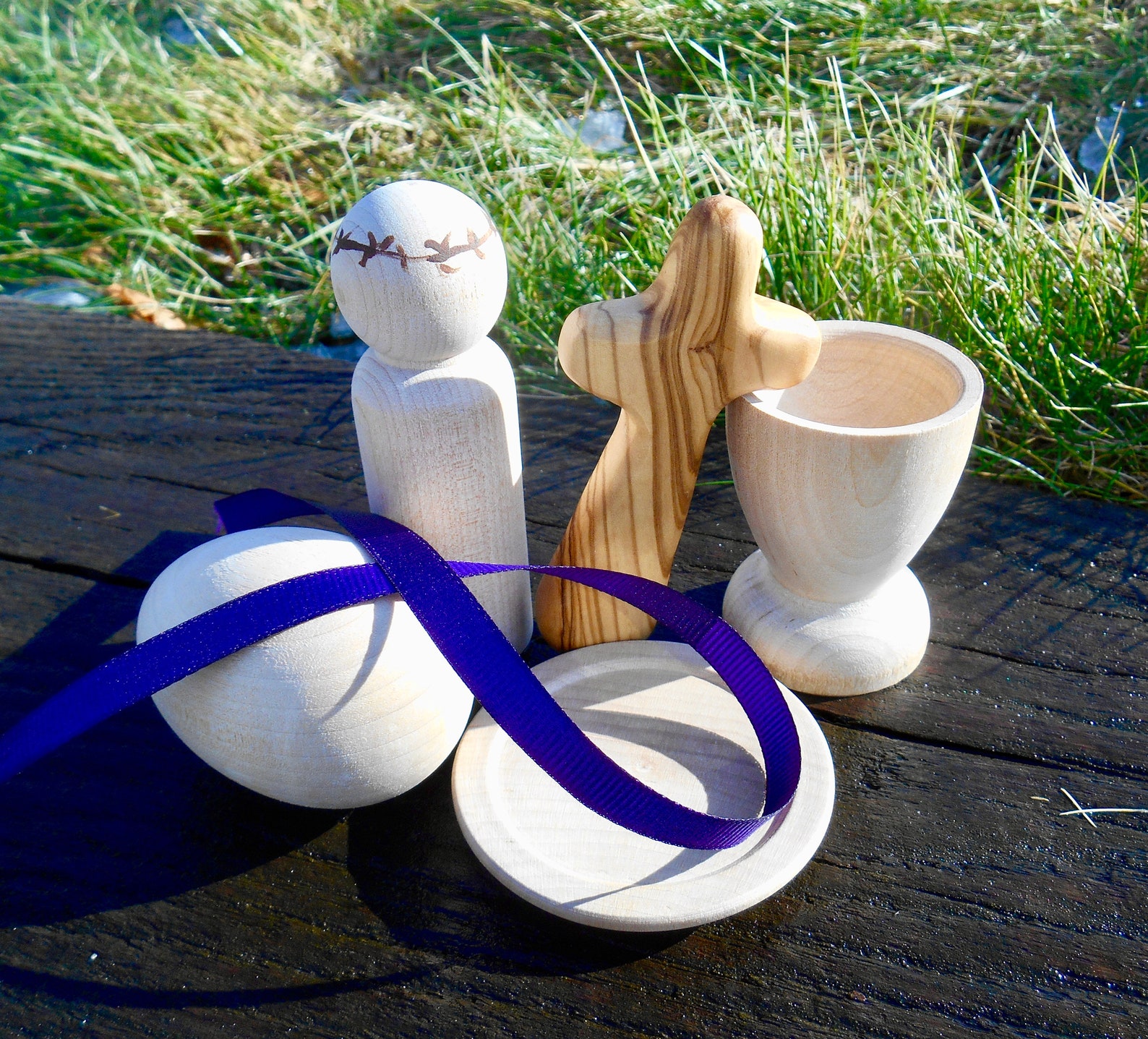 Easter Peg Doll Set Resurrection Egg Catholic Easter Lent | Etsy