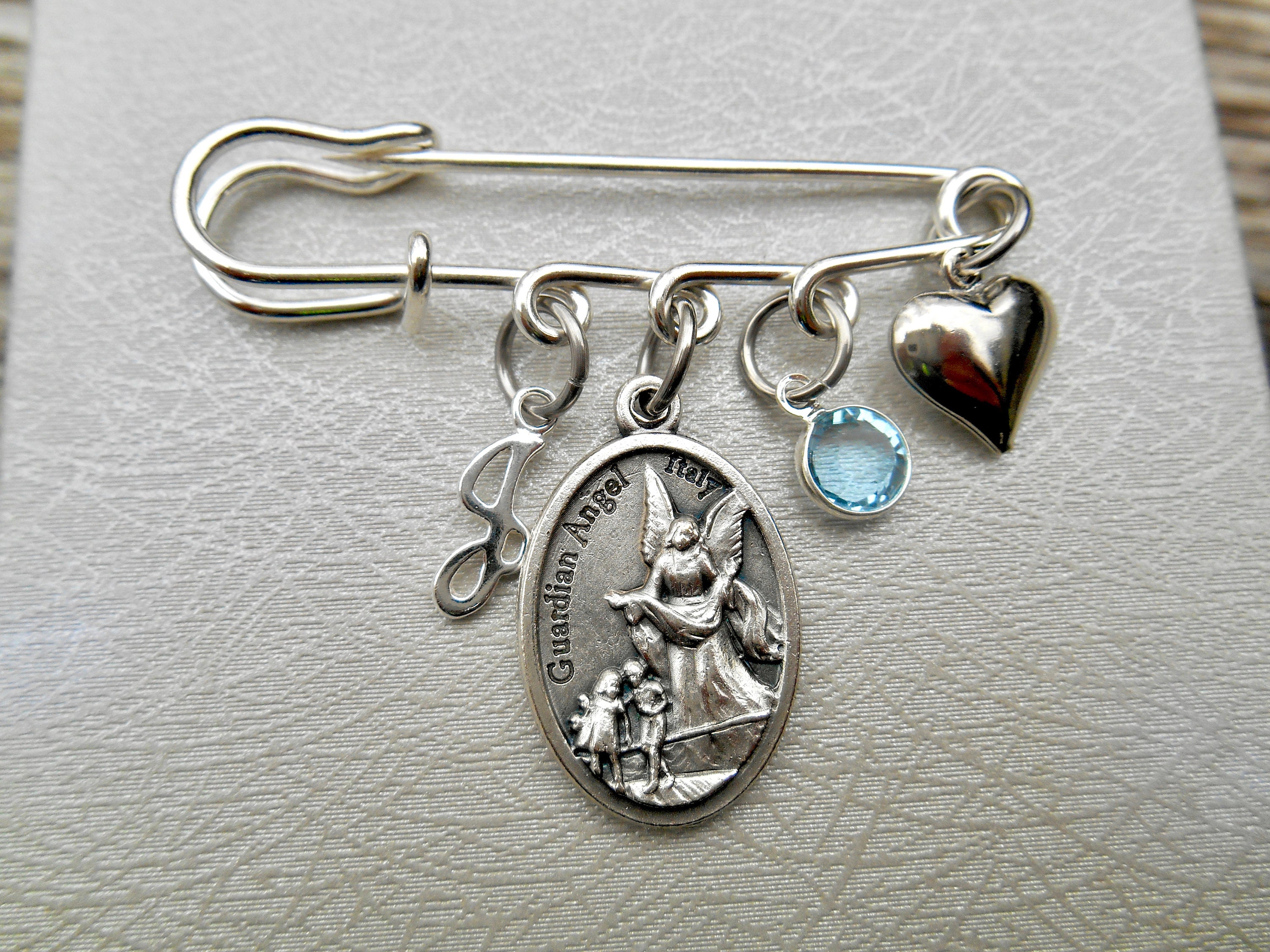 Guardian Angel Pram Pin Lab Coat Crib Protection Pin - Etsy