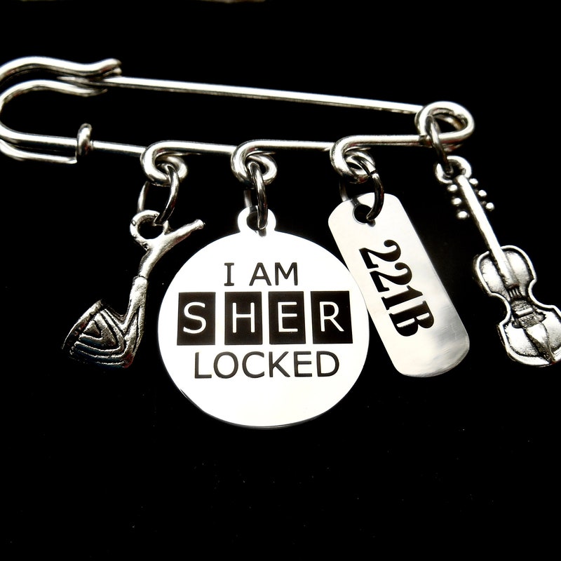 Sherlock Pin - Etsy