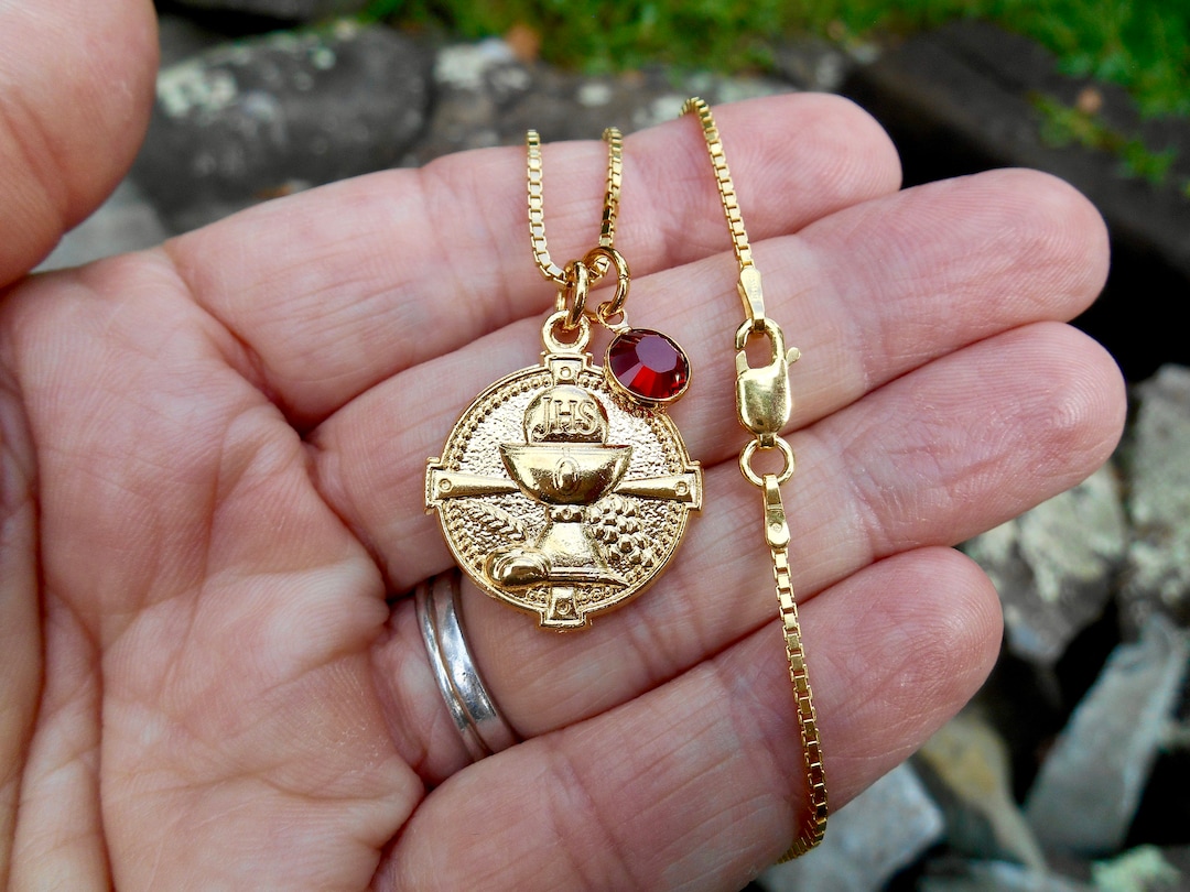 First Holy Communion Keepsake, Gold Tone Chalice, 1st Holy Communion ...