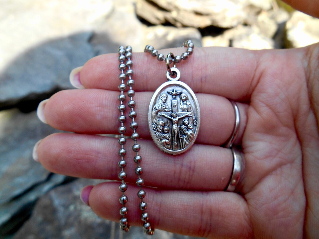 4 Way Medal Necklace,i Am Catholic Call Priest, Four Way Medal Necklace ...
