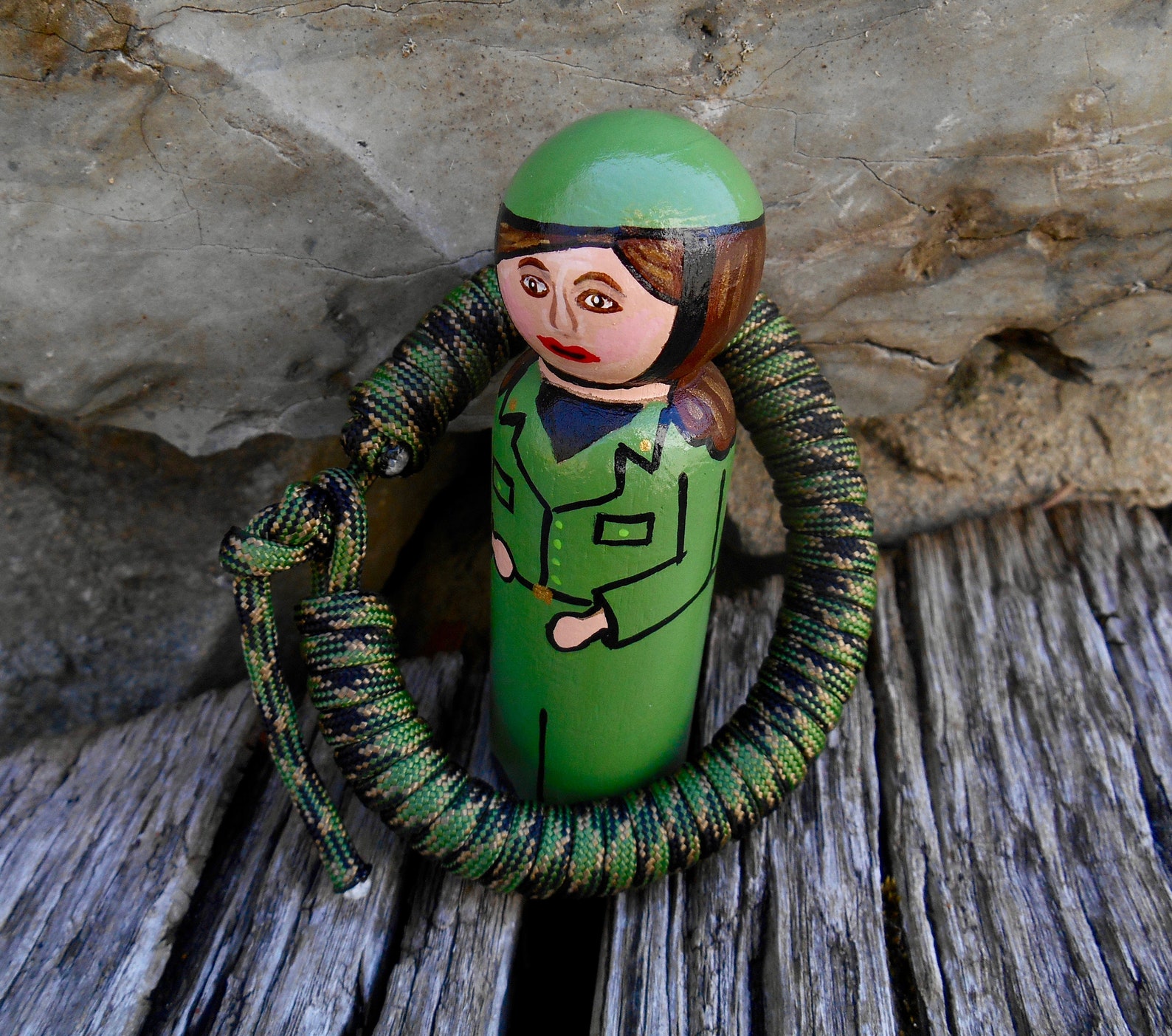 Female Military Peg Doll Army Doll Veterans Day Gift - Etsy