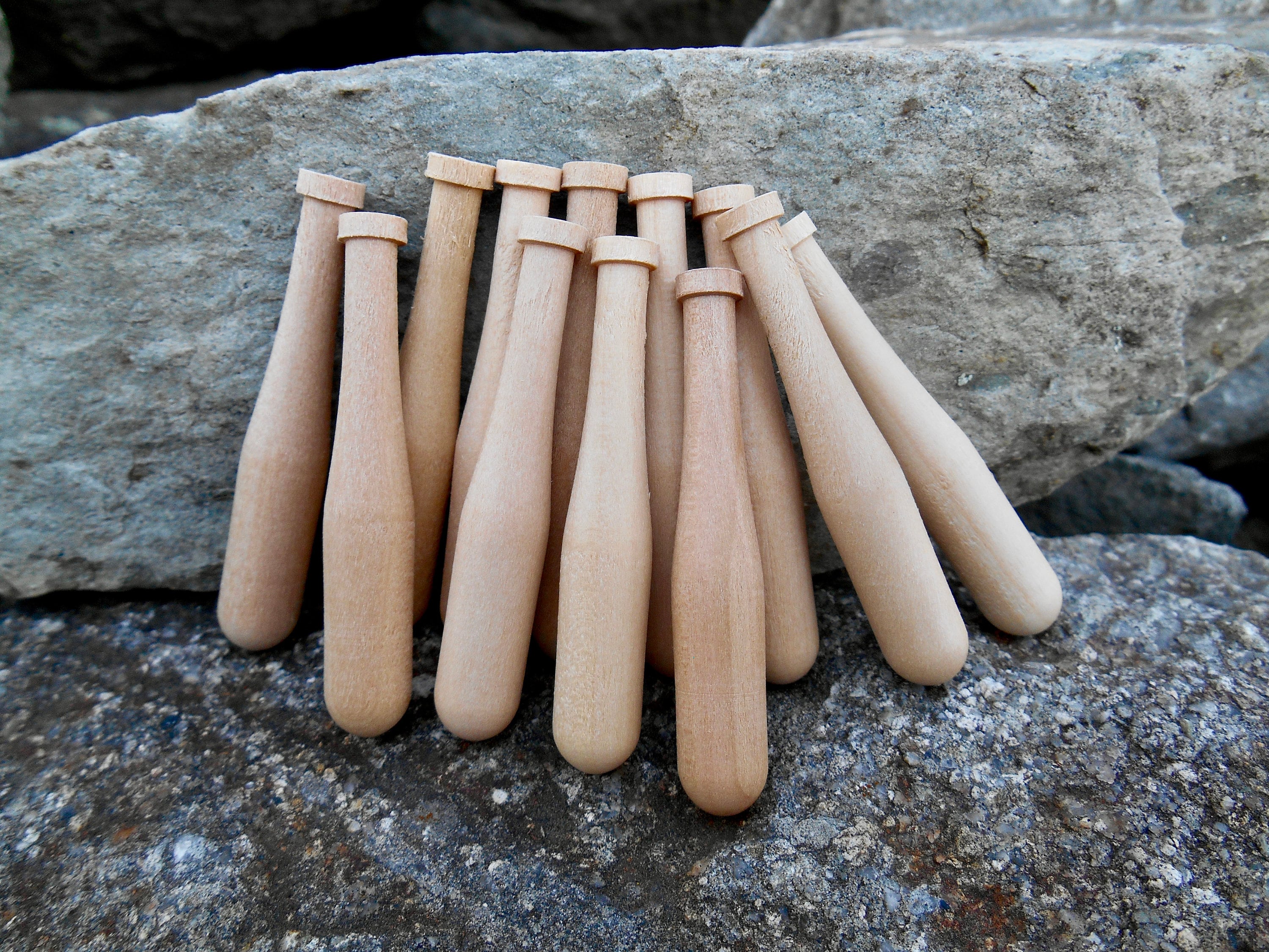 Miniature Wood Baseball Bats Wooden Bats Set of 12 | Etsy
