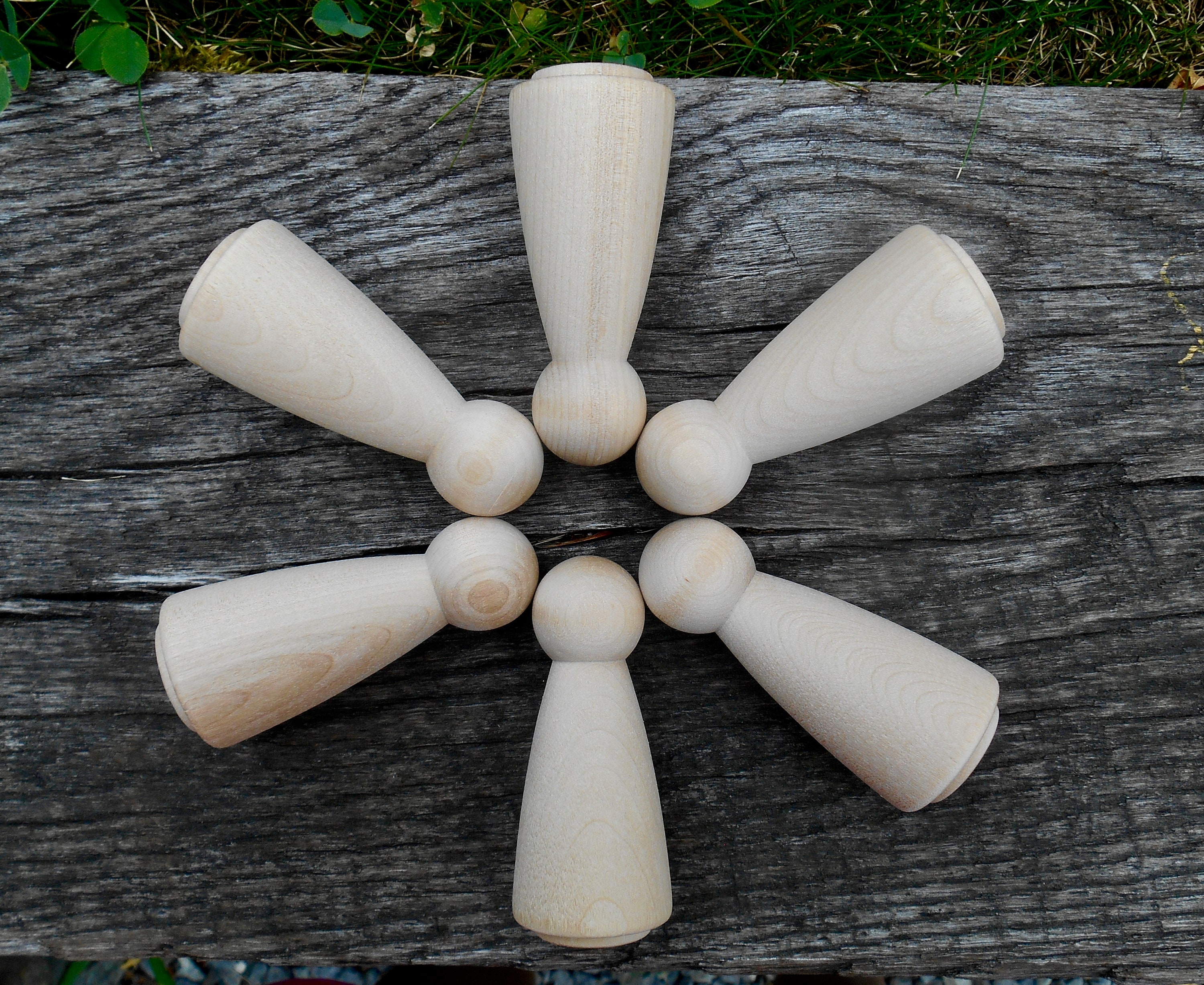 Angel Peg Dolls, Woman Peg Doll, (6) Unfinished Pegs, Large Girl Peg ...