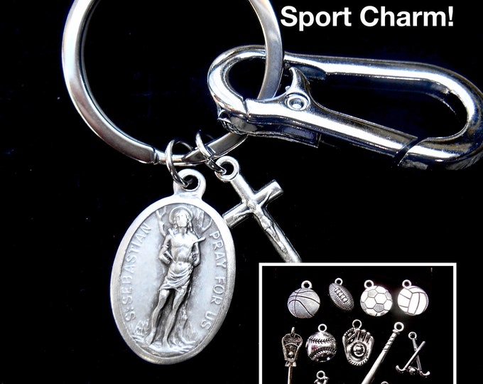 St. Sebastian Athlete's Prayer Card With St. Sebastian Medal - Etsy