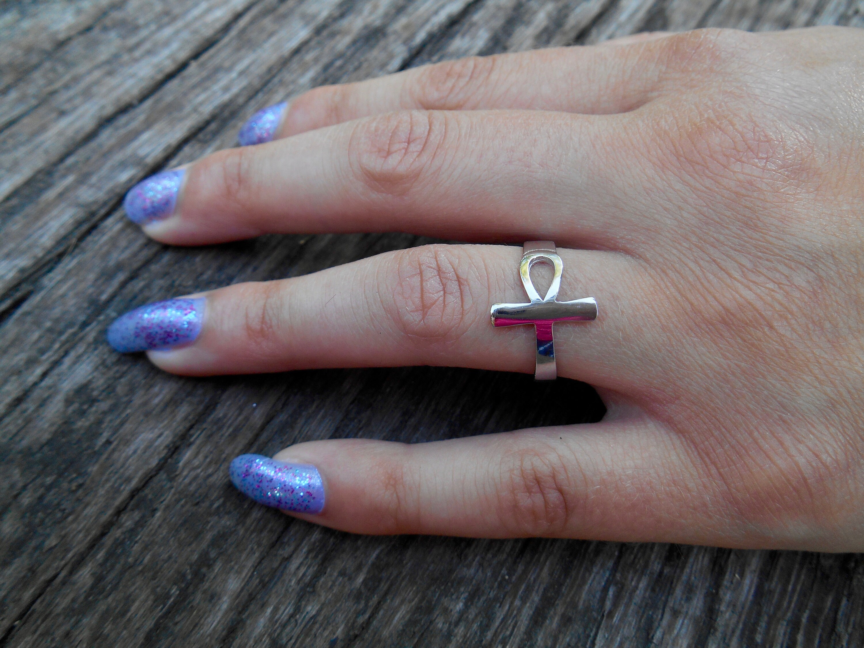 Cross Purity Ring Sterling Silver Purity Ring Promise Ring - Etsy