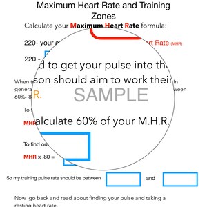 Heart Rate Fitness Lab, Exercise Log, Cardiovascular Fitness, Fitness ...