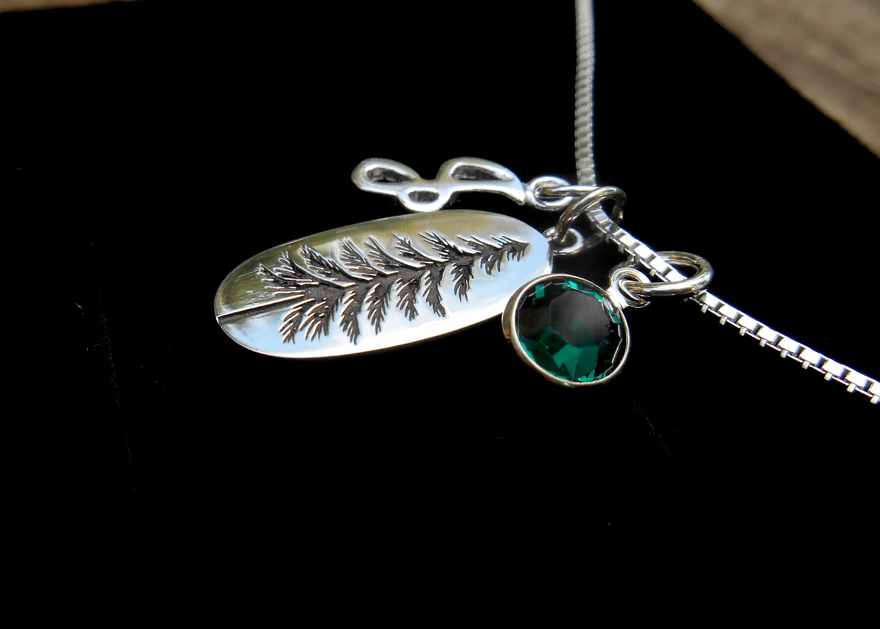 Sterling Silver Pine Tree Charm, Camping Charm, Forrest Charm, Woods ...
