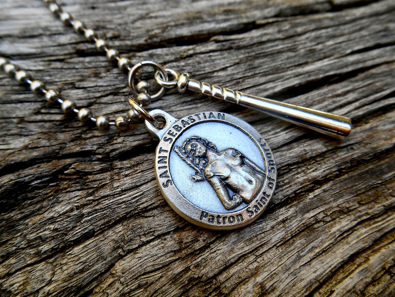 Saint Sebastian BASEBALL Patron Saint Catholic Boys - Etsy