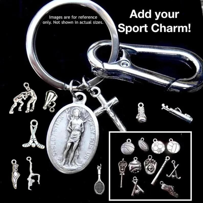 Sports Beaded Key Chain - Etsy