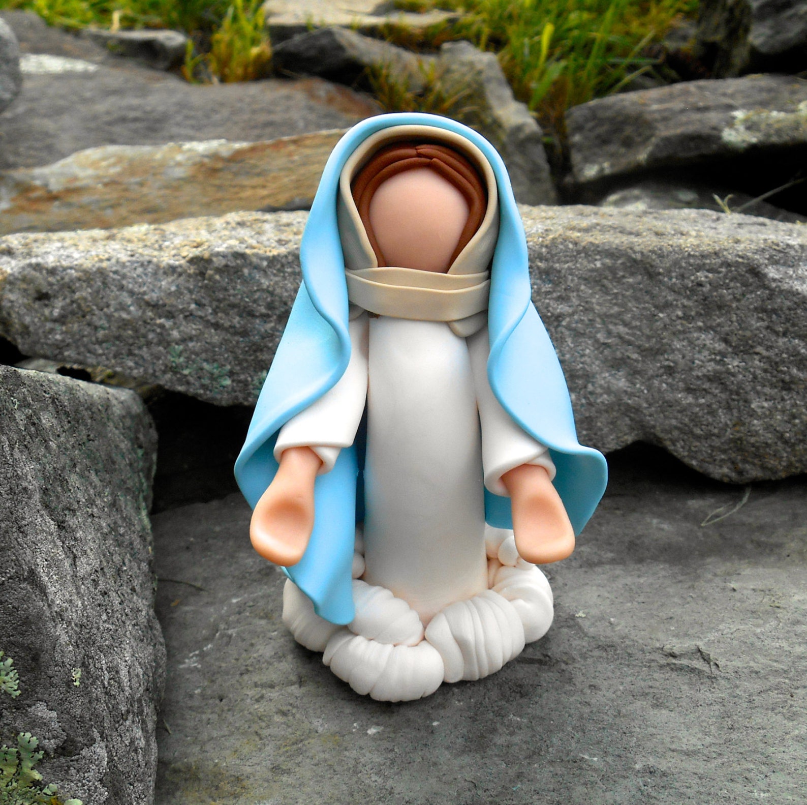 Statue of Mary, Assumption of Mary, Miniature Catholic Statue, Catholic ...