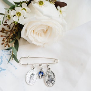 Wedding Gift for Groom, Patron Saint Lapel Pin for Wedding Day, Choose ...