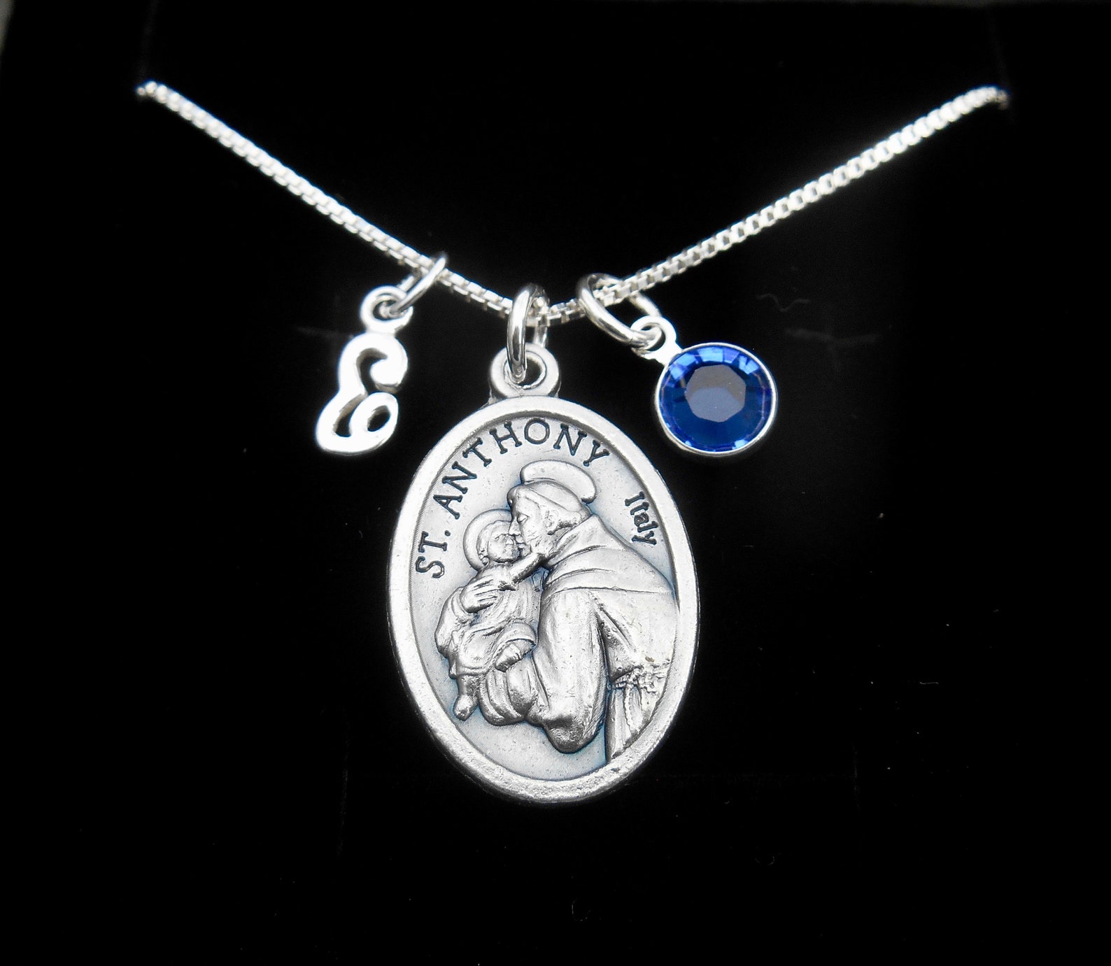 SAINT ANTHONY Necklace/st. Anthony Necklace/catholic - Etsy