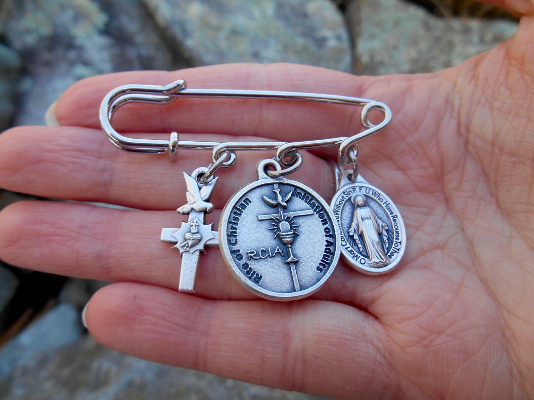 RCIA Keepsake, Christian Initiation Easter Pin, Easter Gift, Easter ...