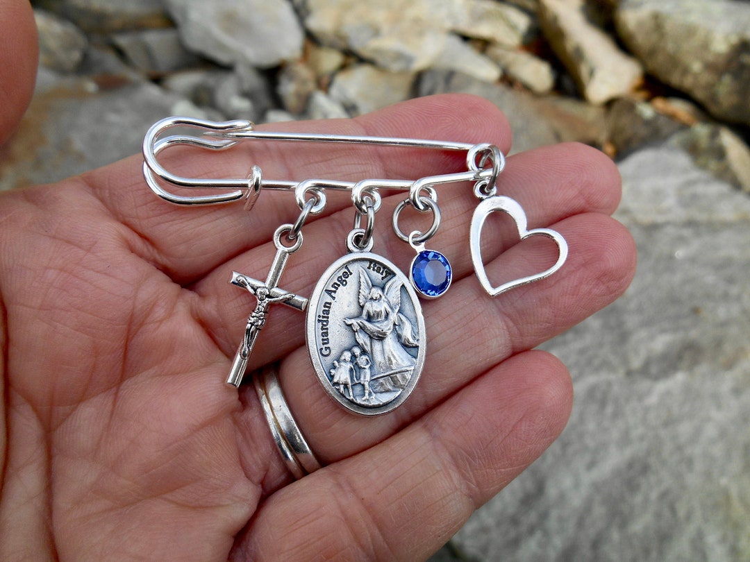 Guardian Angel Backpack Pin- Lab Coat- Pram- Stroller- Cradle- Car Seat ...