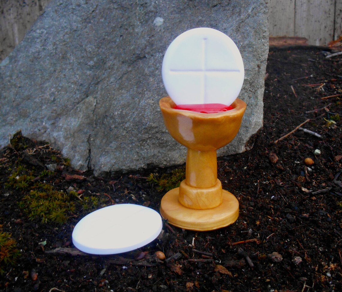 First Holy Communion Cake Topper Eucharist Chalice Body and | Etsy