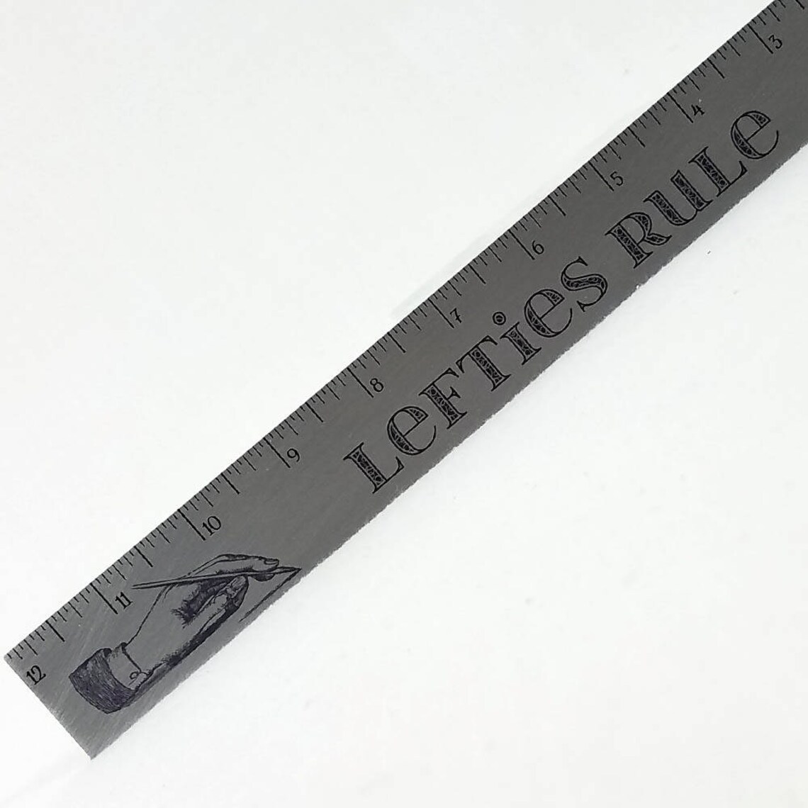 Lefties Rule Left Handed 12 or 18 Metal Ruler | Etsy