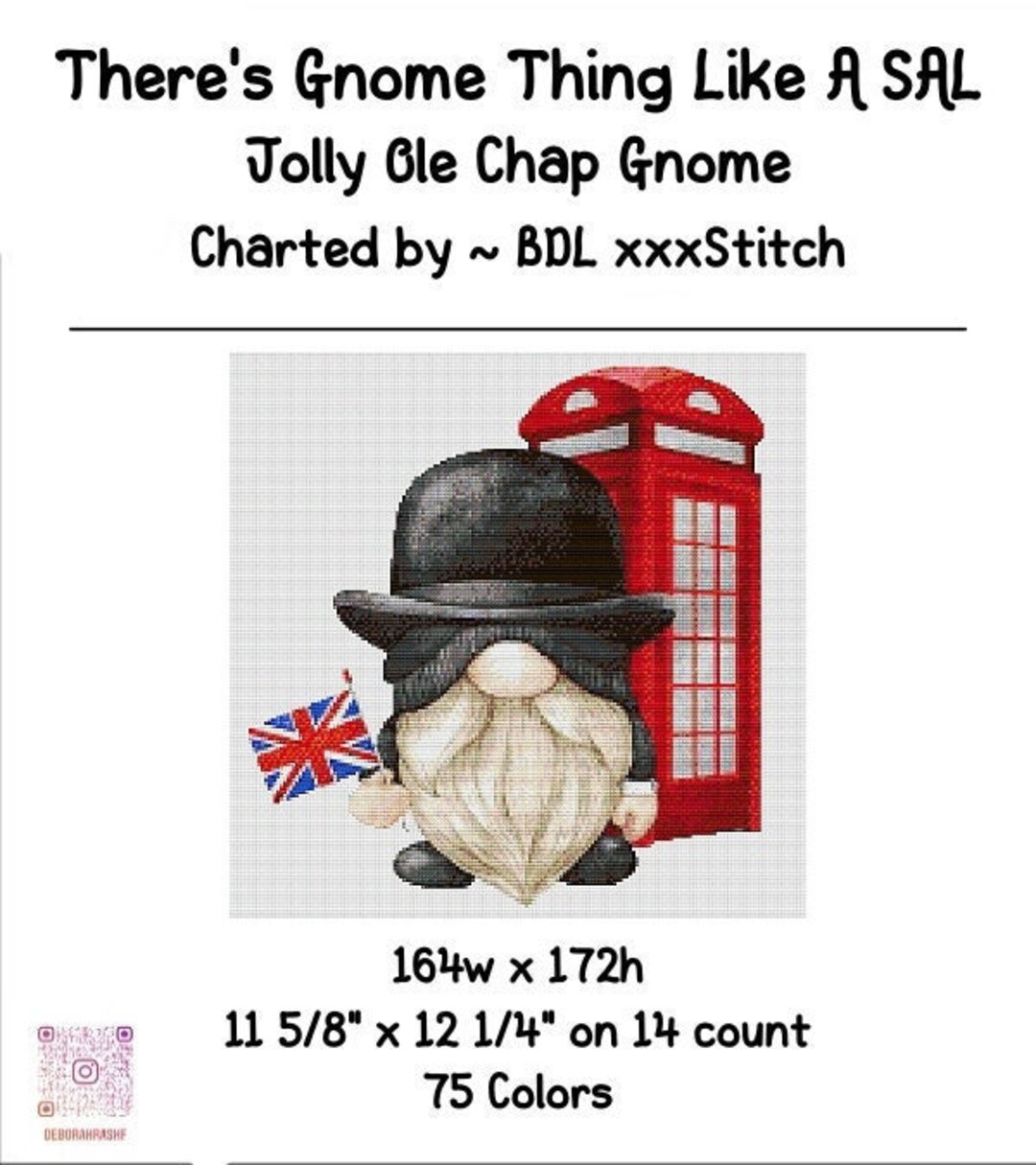 Jolly Ole Chap Gnome Cross Stitch Pattern - Etsy