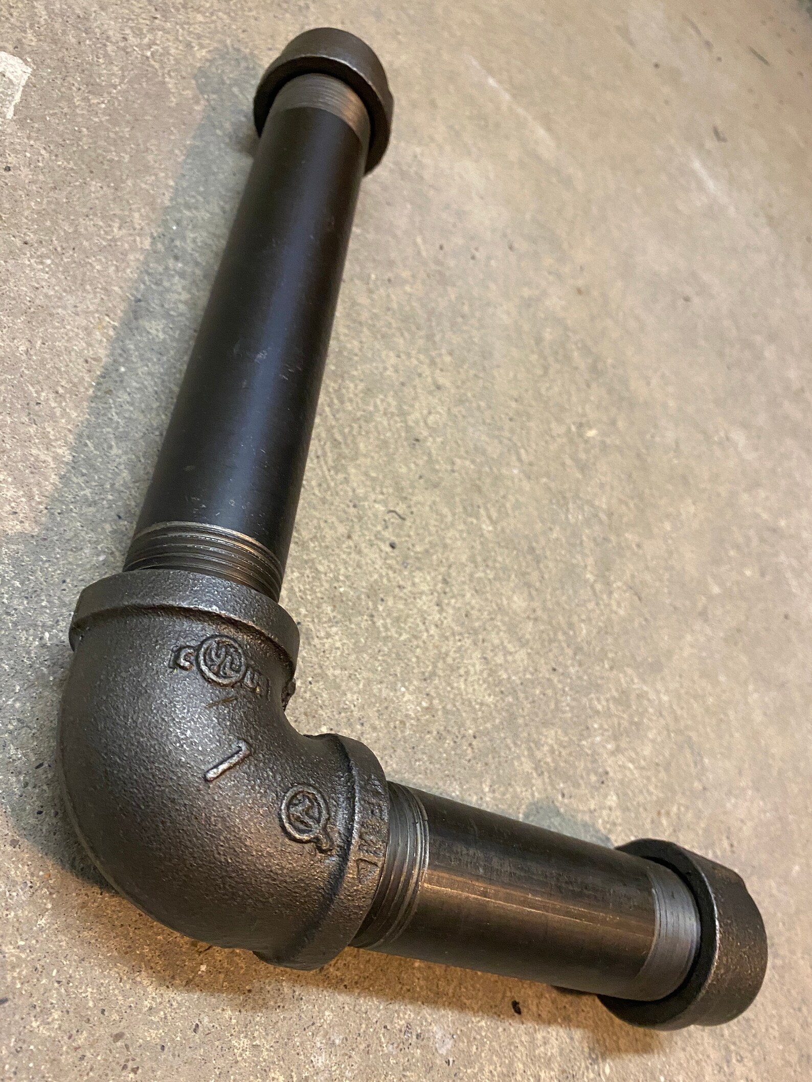 Large Black Pipe Alphabet Series 11 Tall Capital Letter - Etsy