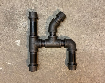 Large Black Pipe Alphabet Series 11 Tall Capital Letter | Etsy