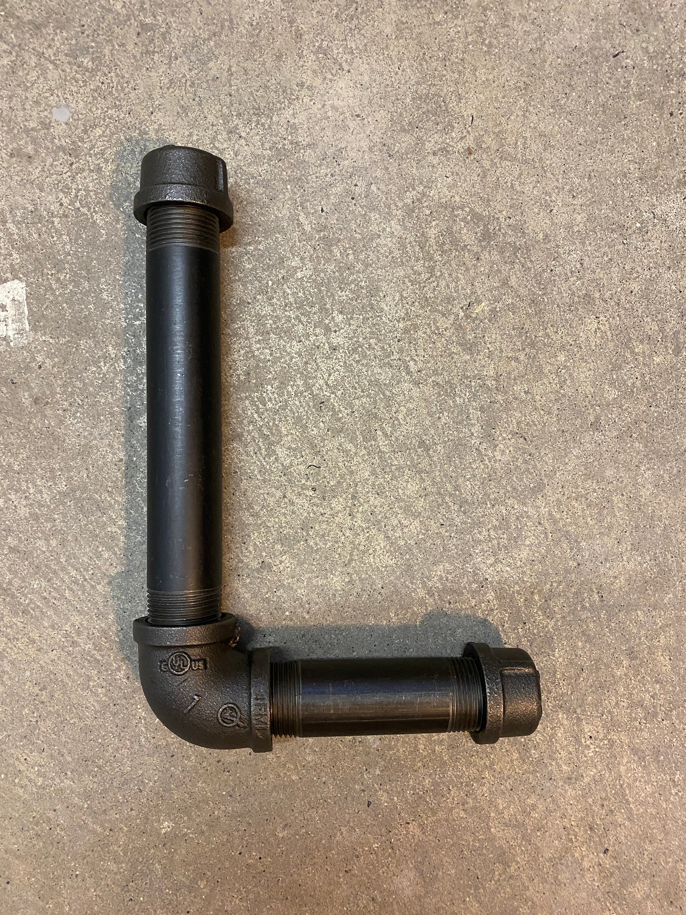 Large Black Pipe Alphabet Series 11 Tall Capital Letter - Etsy