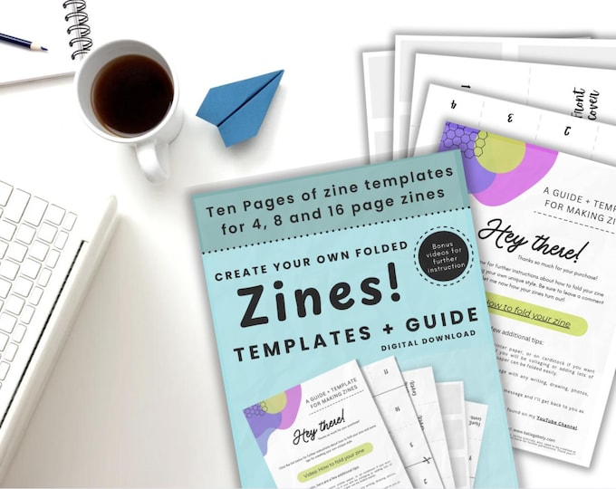 Editable Anniversary Zine Template: DIY Canva Design (digital Download ...