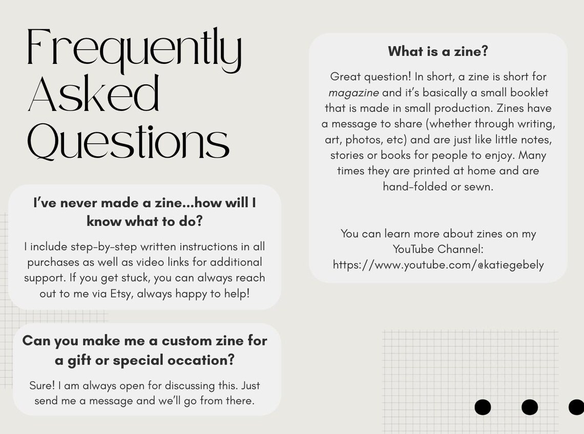 A4 Zine Template Bundle: 8-page Mini Zine Layouts (digital Download PDF ...