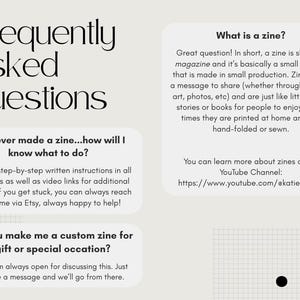 A4 Zine Template Bundle: 8-page Mini Zine Layouts (digital Download PDF ...