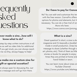 Editable Modern Zine Template With Canva, 8-page Zine, Zine-making for ...